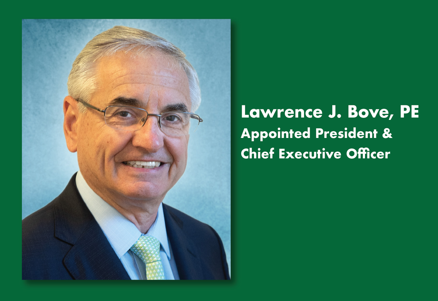 Weston Solutions Appoints Lawrence J. Bove to President & Chief ... Weston Solutions Appoints Lawrence J. Bove to President & Chief ...