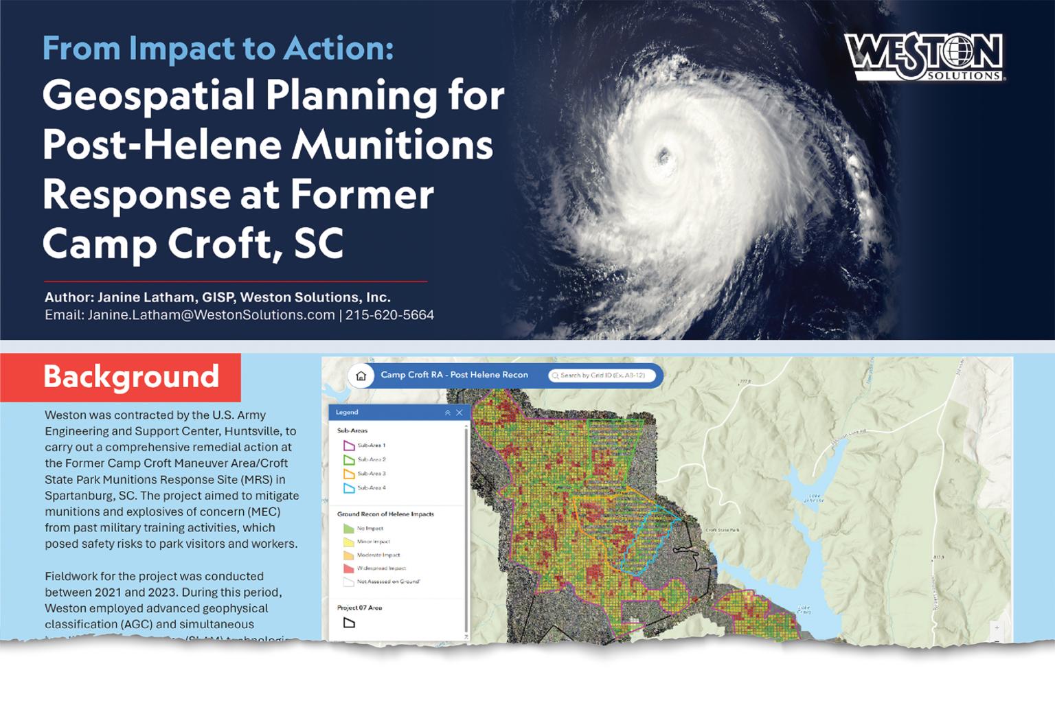 From Impact to Action: Geospatial Planning for Post-Helene Munitions ...